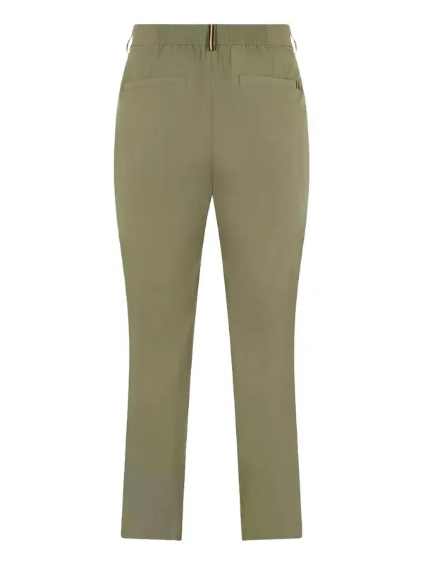 K-WAY Pleated Tapered Trousers - Green