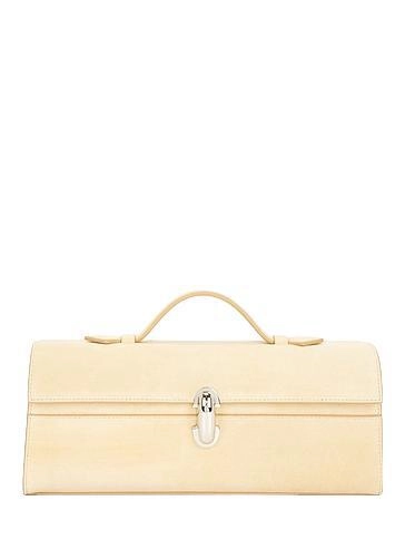 Savette Slim Symmetry Pochette Bag - Flax