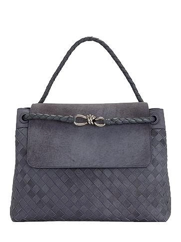 Bottega Veneta Intrecciato Melange Denim Sue Ave Bag - Cloudy Indgram