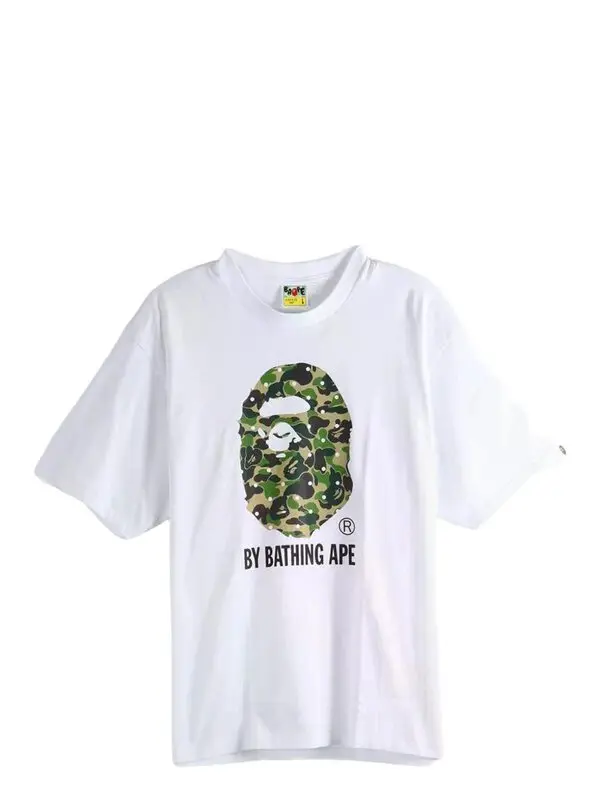 A BATHING APE Abc Camouflage-print T-shirt - White