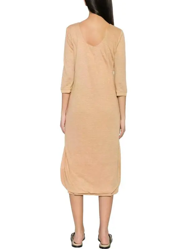 Max & Moi Side-slit Jersey Dress - Neutrals