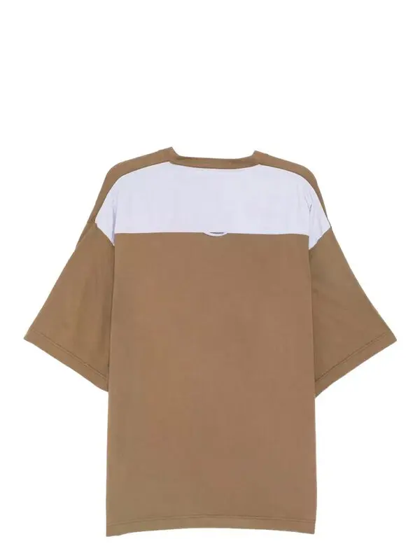 Undercover Panelled T-shirt - Brown