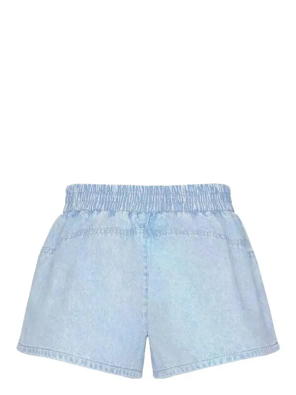 Rag & Bone Miramar Elasticated-waistband Denim Shorts - Blue