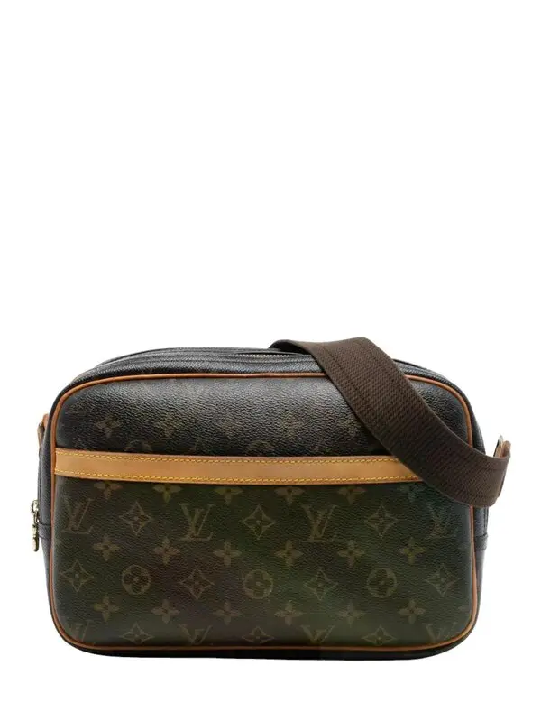 LOUIS VUITTON Monogram Reporter Pm Cross Body Bag - Brown