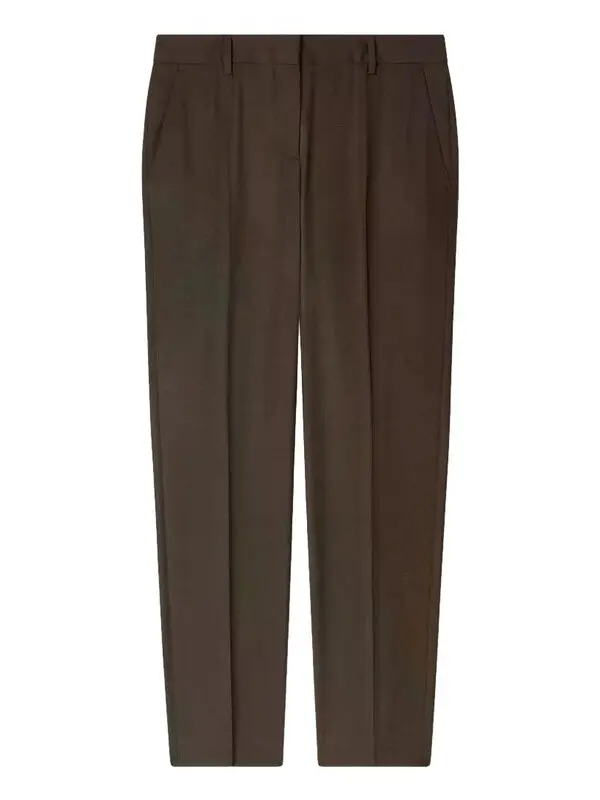 Paul Smith Pressed-crease Tailored Trousers - Brown