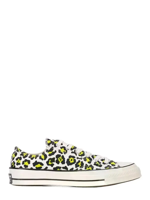 CONVERSE Chuck 70 Ox Neon Leopard Sneakers - White