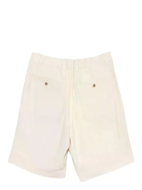 Nn07 Pleated Waistband Shorts - Neutrals