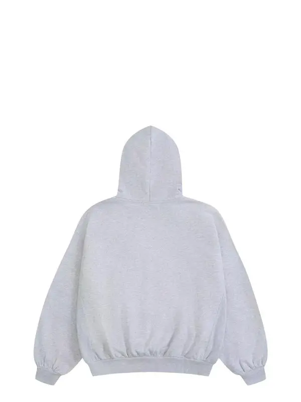 Gosha Rubchinskiy Melange Logo Print Oversized Hoodie - Grey