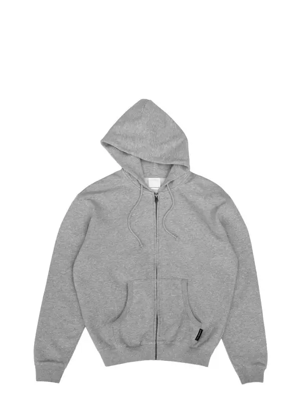 Gosha Rubchinskiy Logo Patch Zip-up Hoodie - Grey