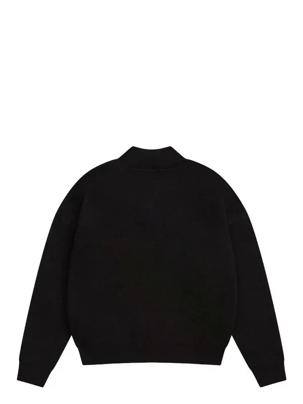 Gosha Rubchinskiy Jacquard Knit Turtleneck Sweater - Black