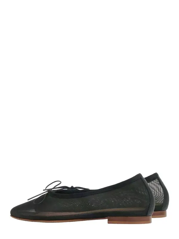 MANSUR GAVRIEL Dream Ballerina Mesh Ballet Flats - Black