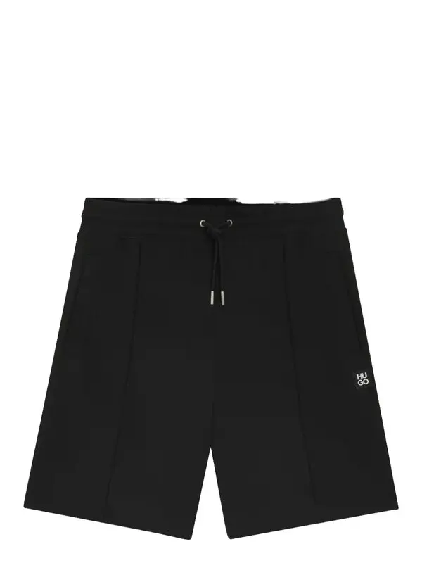 Hugo Drawstring Panelled Shorts - Black