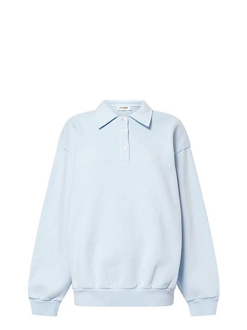 4TH & RECKLESS Clover Logo-embroidered Cotton-jersey Sweatshirt - Blue