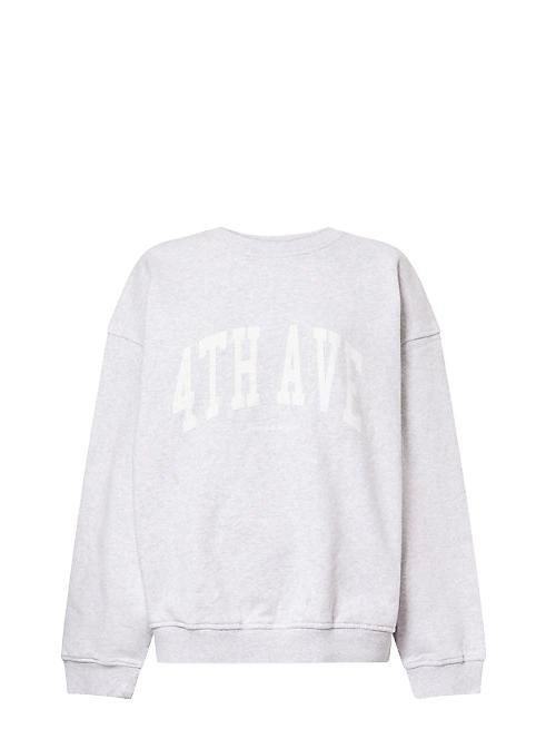 4TH & RECKLESS Oversized Cotton-jersey Sweatshirt - Light Grey