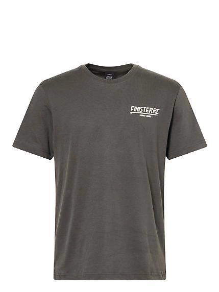 FINISTERRE Logo Workshop Cotton T-shirt - Raven