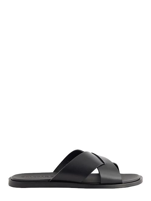 Orlebar Brown Muro Leather Sandals - Black