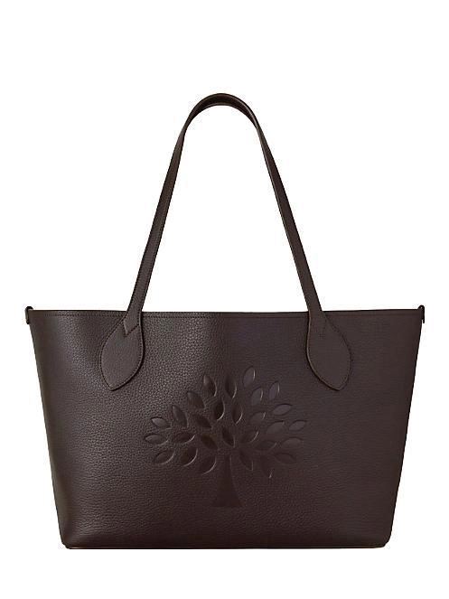 Mulberry Small Tree Leather Tote Bag - Ebony