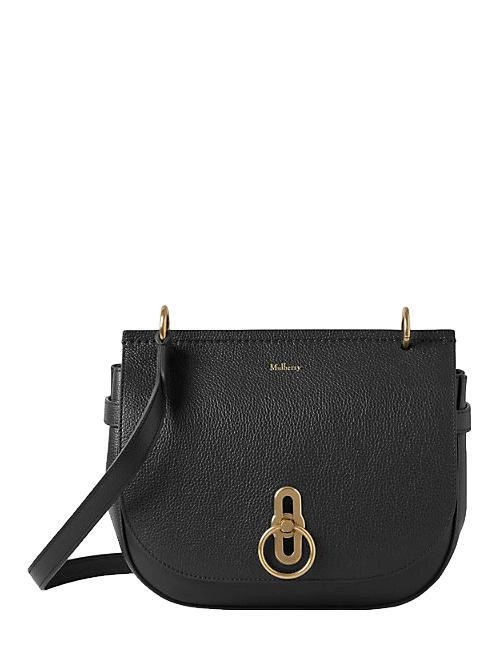 Mulberry Amberley Leather Satchel Bag - Black