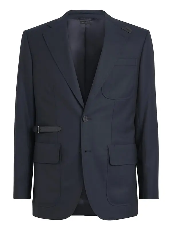 Brioni Stretch-cashmere Blazer - Blue