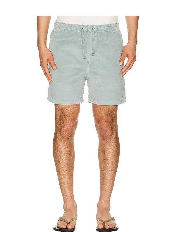 Faherty Brand Essential Corduroy Shorts - Blue
