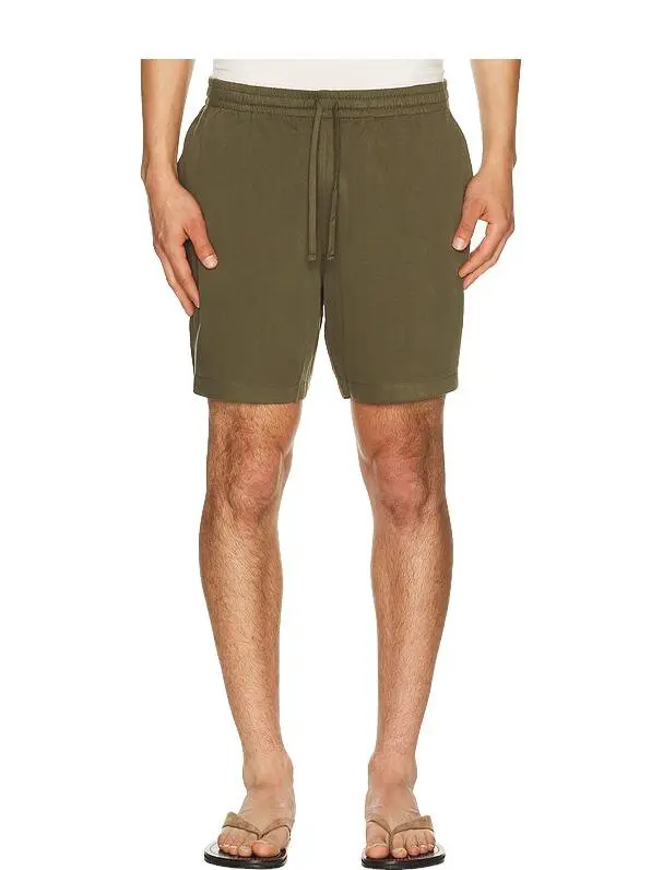 Onia Lyocell Beach Shorts In . Also - Olive