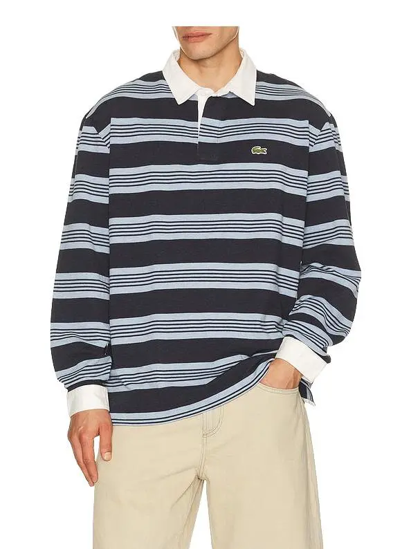 Lacoste Rugby Shirt In . Also - Navy