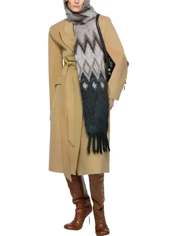Acne Studios Double-breasted Belted Coat - Neutrals