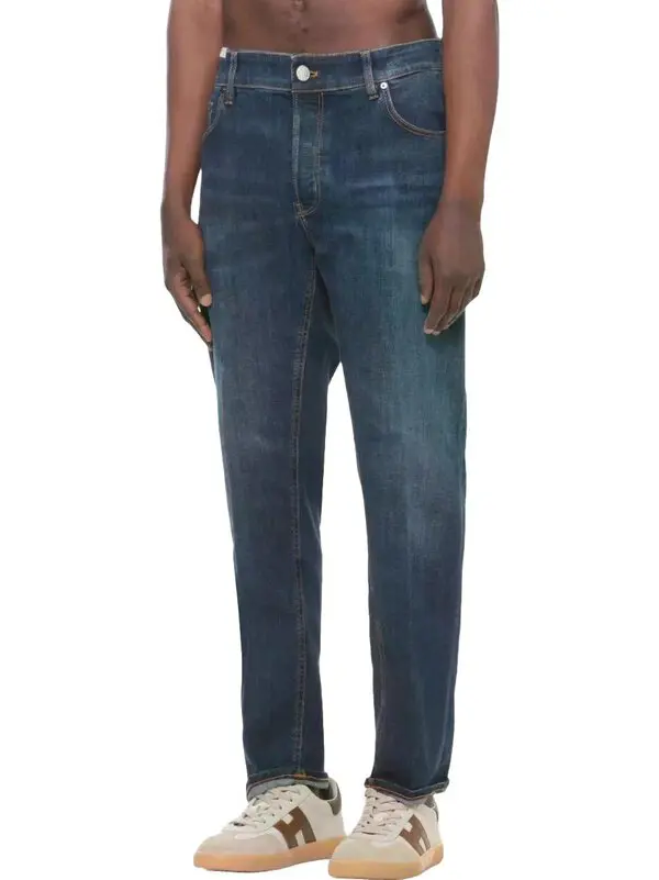 PT TORINO Slim-fit Faded Jeans - Blue