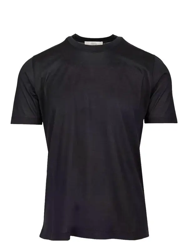 MAURO OTTAVIANI Jersey-texture T-shirt - Blue