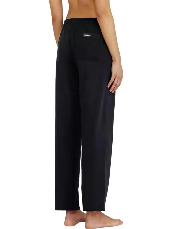 DIESEL® Peached Cotton Track Pants - Black