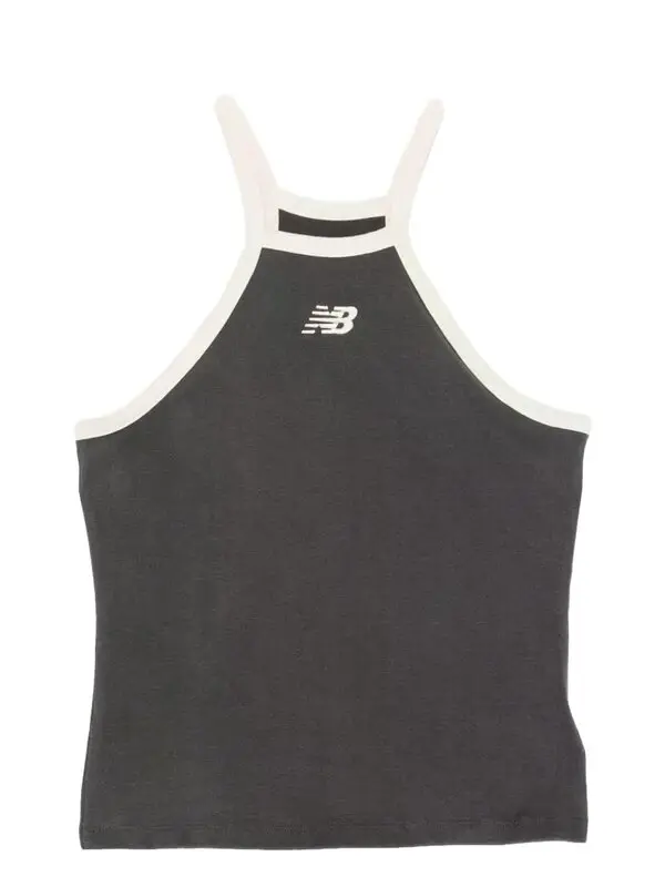 NEW BALANCE Embroidered Logo Racerback Tank Top - Grey