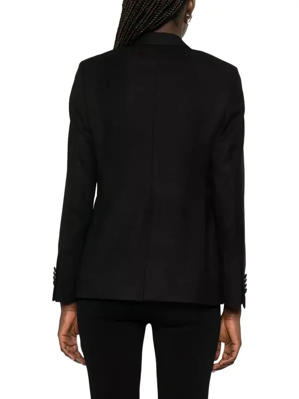 LUIGI BIANCHI MANTOVA Double-breasted Blazer - Black
