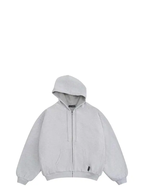 Gosha Rubchinskiy Zip-up Hoodie With Waffle Lining - Grey