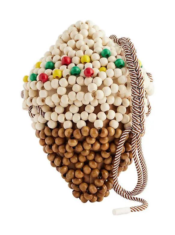 ALEMAIS Gelato Wood-bead Cross-body Bag - Multi
