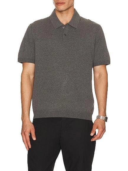 Theory Light Bilen Soris Polo - Medium Grey