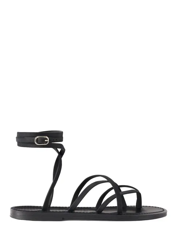K.JACQUES Zenobie Nubuck Sandals - Black
