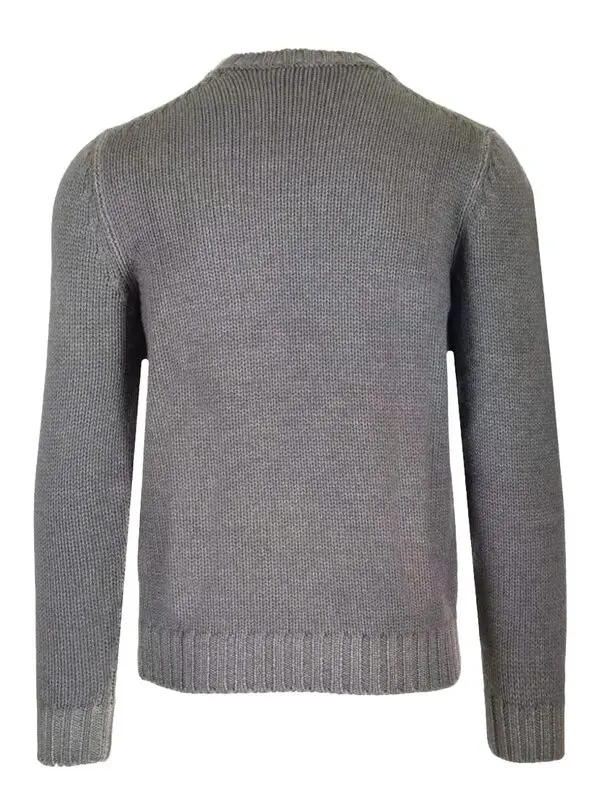 AL DUCA D’AOSTA 1902 Chunky Knit Merino Wool Sweater - Grey