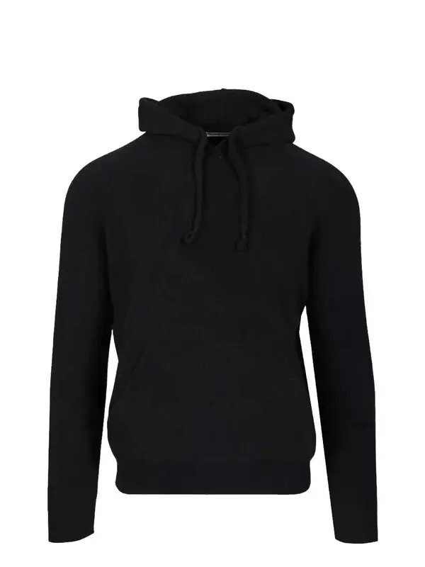 AL DUCA D’AOSTA 1902 Mohair-blend Drawstring Hoodie - Blue