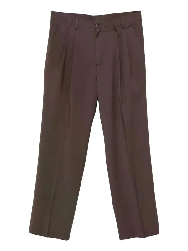 COSTUMEIN Norrie Pleated Straight-leg Trousers - Brown
