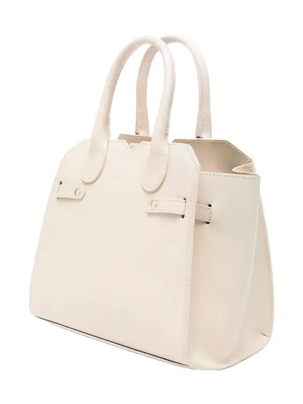 MARC ELLIS Antilia S Twist-lock Tote Bag - Neutrals