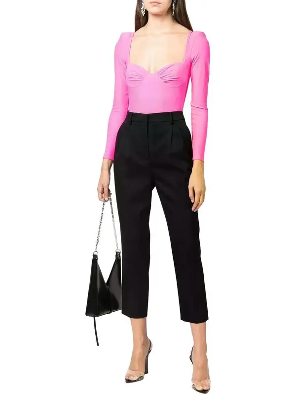 LANVIN High-waisted Tailored Trousers - Black