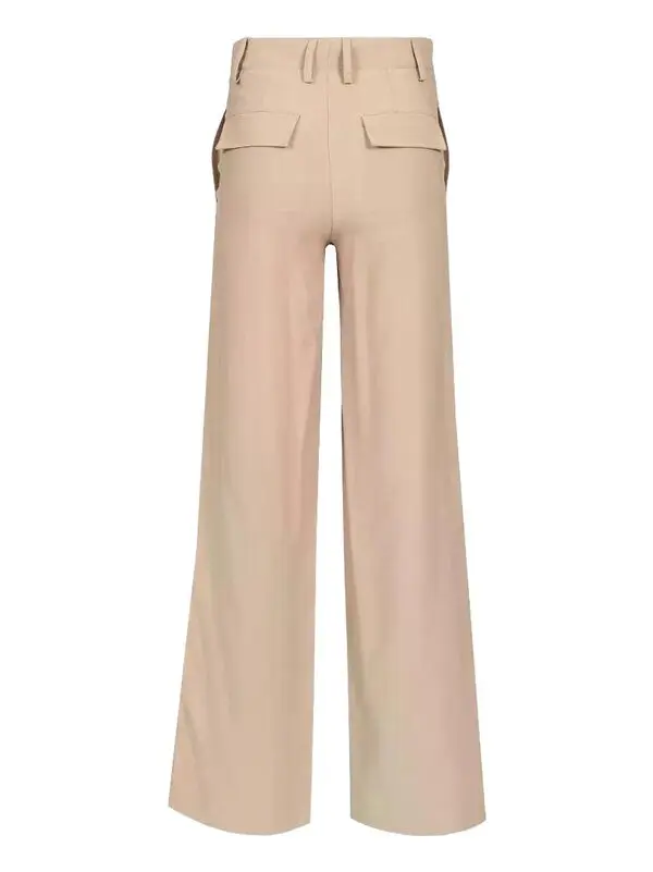 AL DUCA D’AOSTA 1902 Wide-leg Twill Trousers - Neutrals