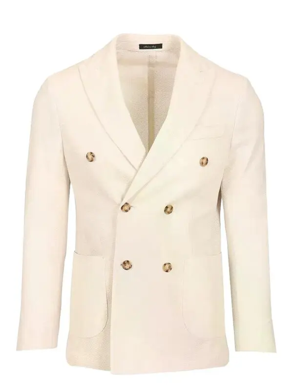 Al Duca D'aosta Double-breasted Peak-lapel Jacket - Neutrals
