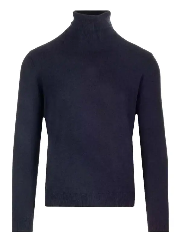 AL DUCA D’AOSTA 1902 Roll Neck Knitted Sweater - Blue