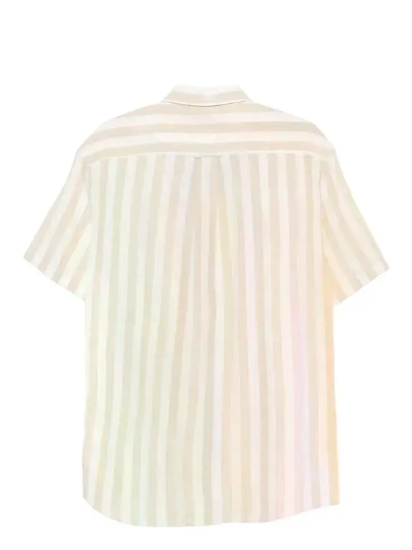 Gant Striped Short-sleeve Shirt - Neutrals