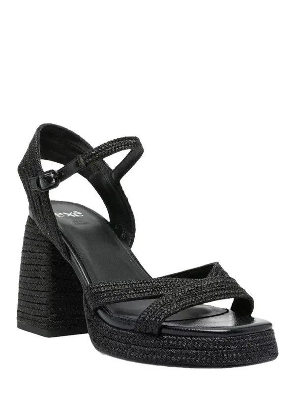 EXÈ Platform Sandals With Buckle Fastening - Black