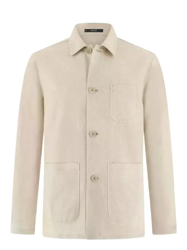 Boggi Milano Patch-pocket Overshirt - Neutrals