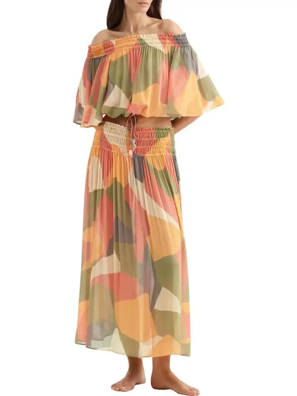 ERES Highlight Midi Skirt - Orange
