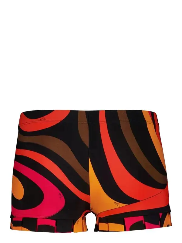 Emilio Pucci Iride Print Shorts - Black