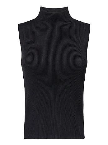 CFCL Portland Sleeveless Knitted Top - Black